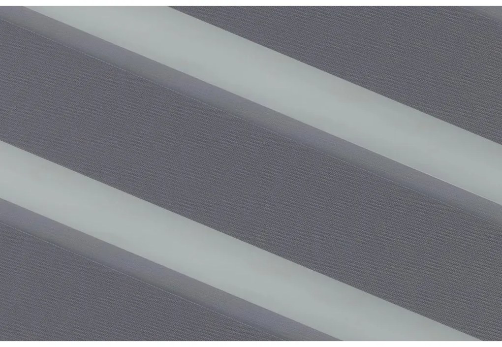 Dekodum Roleta den a noc v bílé kazetě zatemňovací, barva látky Grafitová Šířka (cm): 34, Výška (cm): Standardní (do 150 cm), Strana mechanismu: Práva