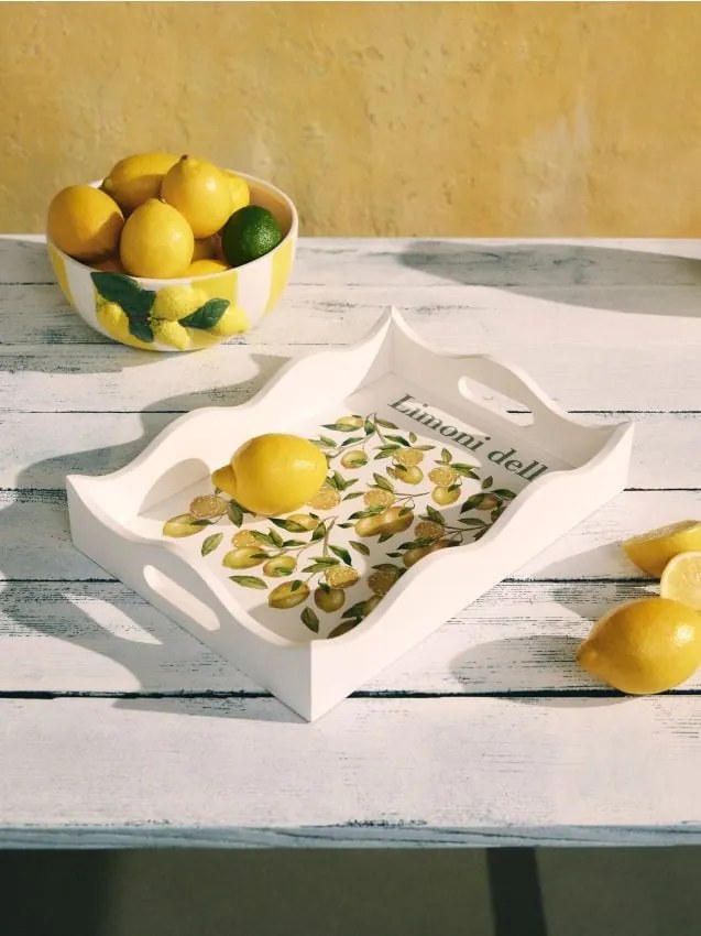 Sinsay - Decorative tray with lemon motif - vícebarevná