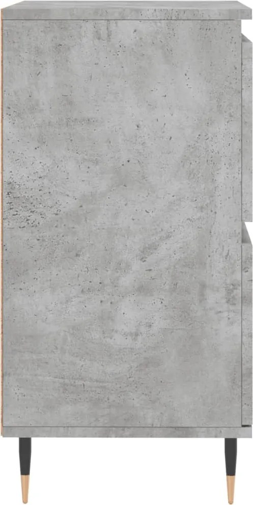 Příborníky 2 ks betonově šedé kompozitní dřevo 3190169