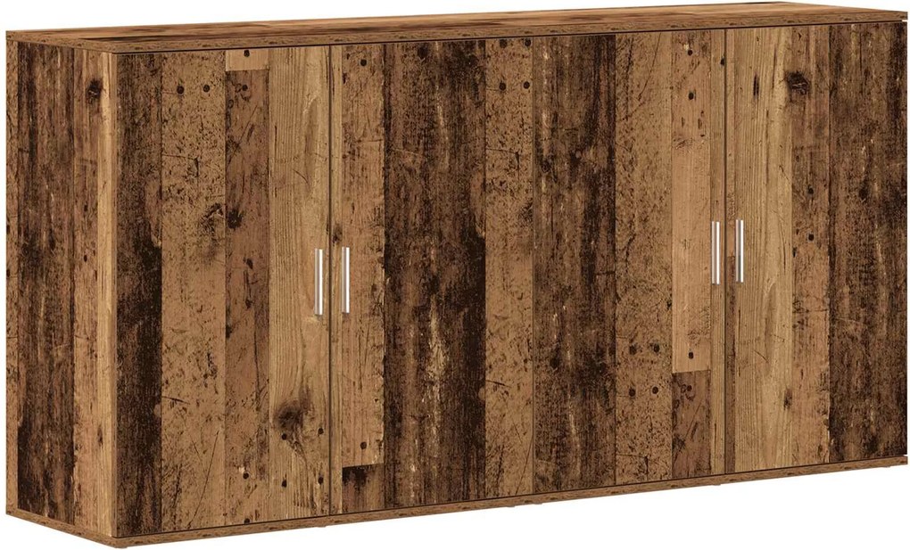 Servírovací skříň 2 ks Staré dřevo 79 x 38 x 80 cm 3334308