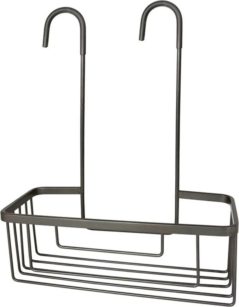 Sapho Gedy Smart - Polička závěsná, 30x38x12 cm, gun metal 248981