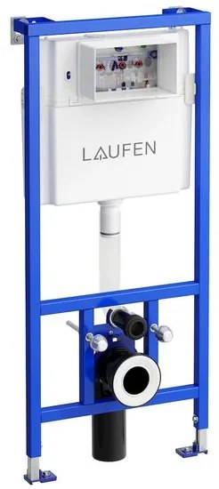 Laufen Set modulu do jádra, tlačítka a závěsného WC Rimless se sedátkem SoftClose, bílá