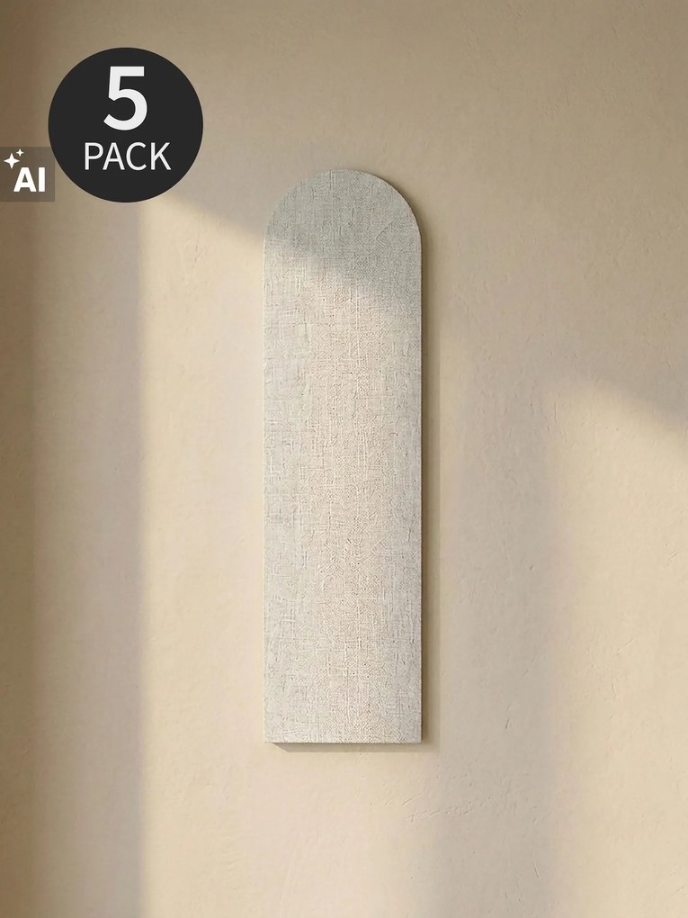 Sinsay - Sada filcových nástěnných panelů 5 pack - béžová