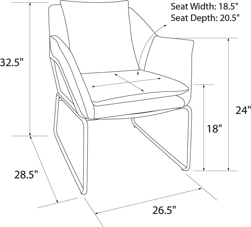 Modré sametové křeslo Avery – Støraa