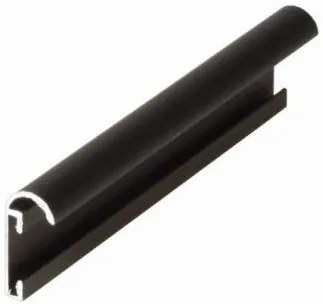 60x60 | Černý Rychlorám úzký hliník PLEXI čiré [BN]