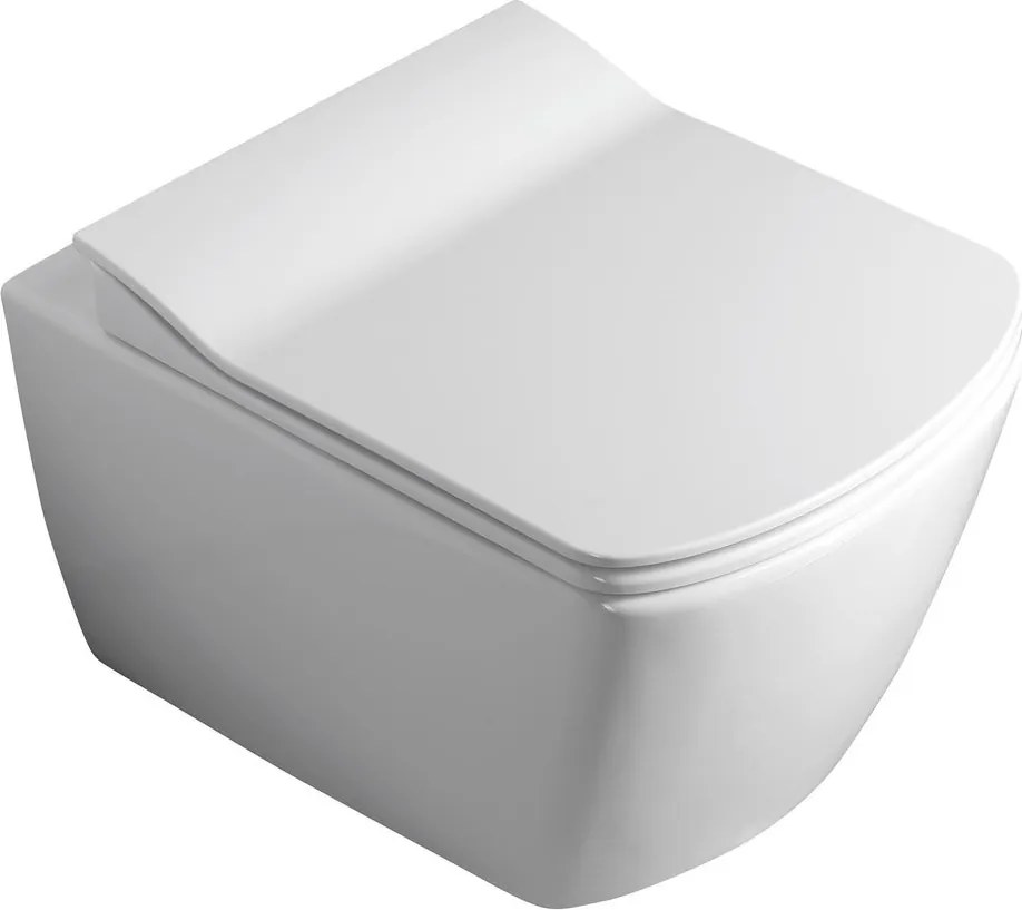Sapho Sapho, GLANC WC sedátko, SLIM, Soft Close, bílá, GC5030