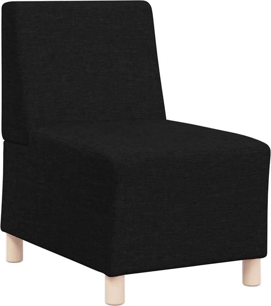 Modulová sedačka bez opěradel 3 ks Černá textil 3399794