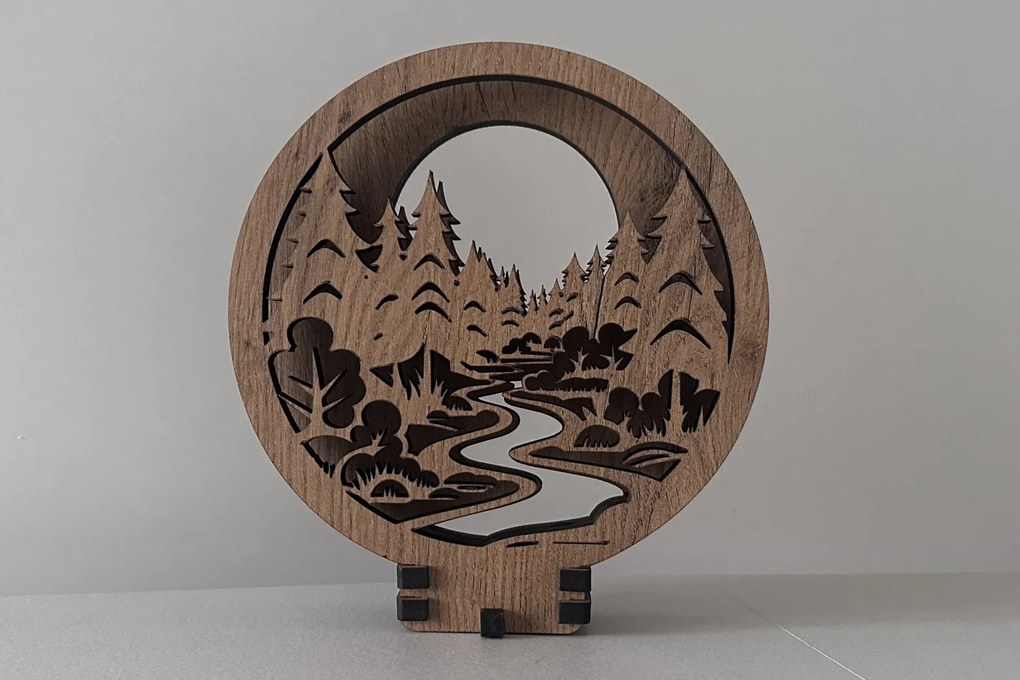 Li-Go "V lese" lampa 20x22cm provedení povrchu: dub světlý