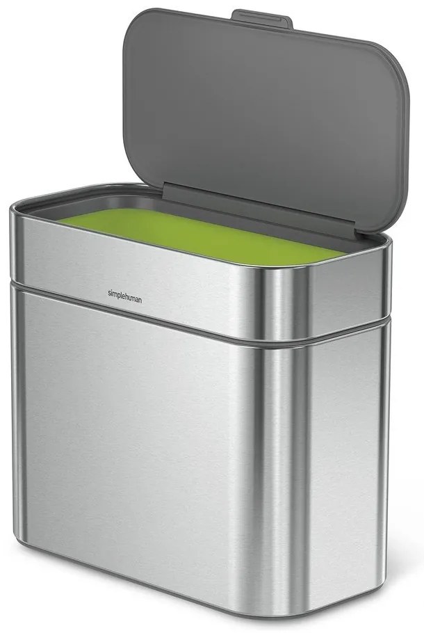 Šedá nádoba na kompostovatelný odpad 4 l - simplehuman