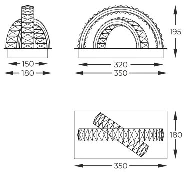 Zuma Line MX3274-2-3BCT-LED Nástěnné svítidlo TULA LED/18W/230V 2700-6000K černá