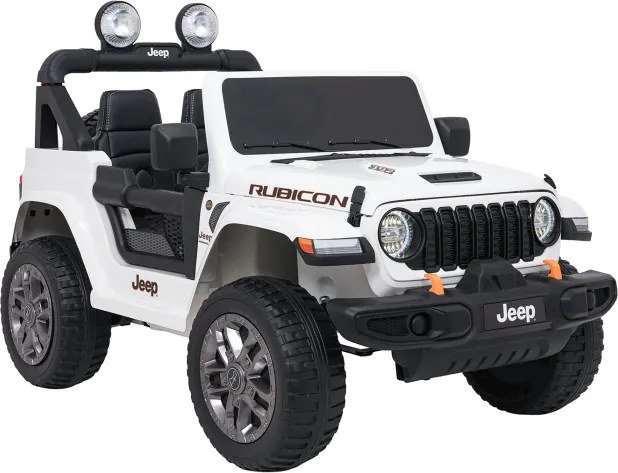 Elektrické autíčko Jeep Wrangler Rubicon LIFT bílé
