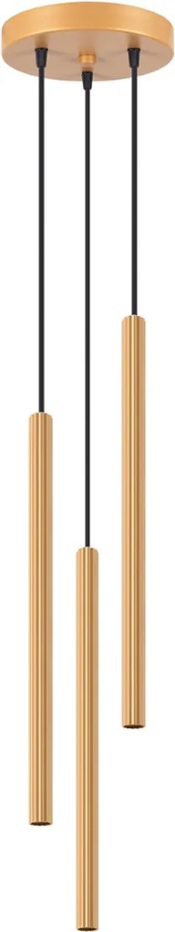 Sollux Lighting Závěsné svítidlo ARCHE 3P zlaté