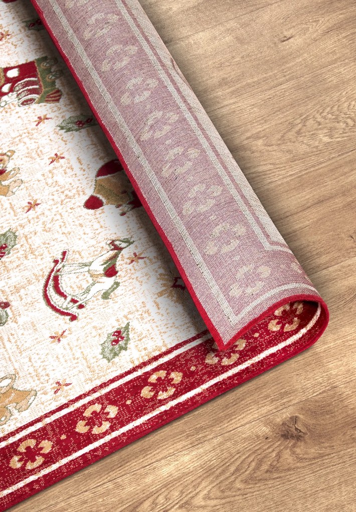 Villeroy & Boch Kusový koberec Toy's delight se střiženým vlasem 106217 Red, Multicolor, 160x230, červená, obývací pokoj