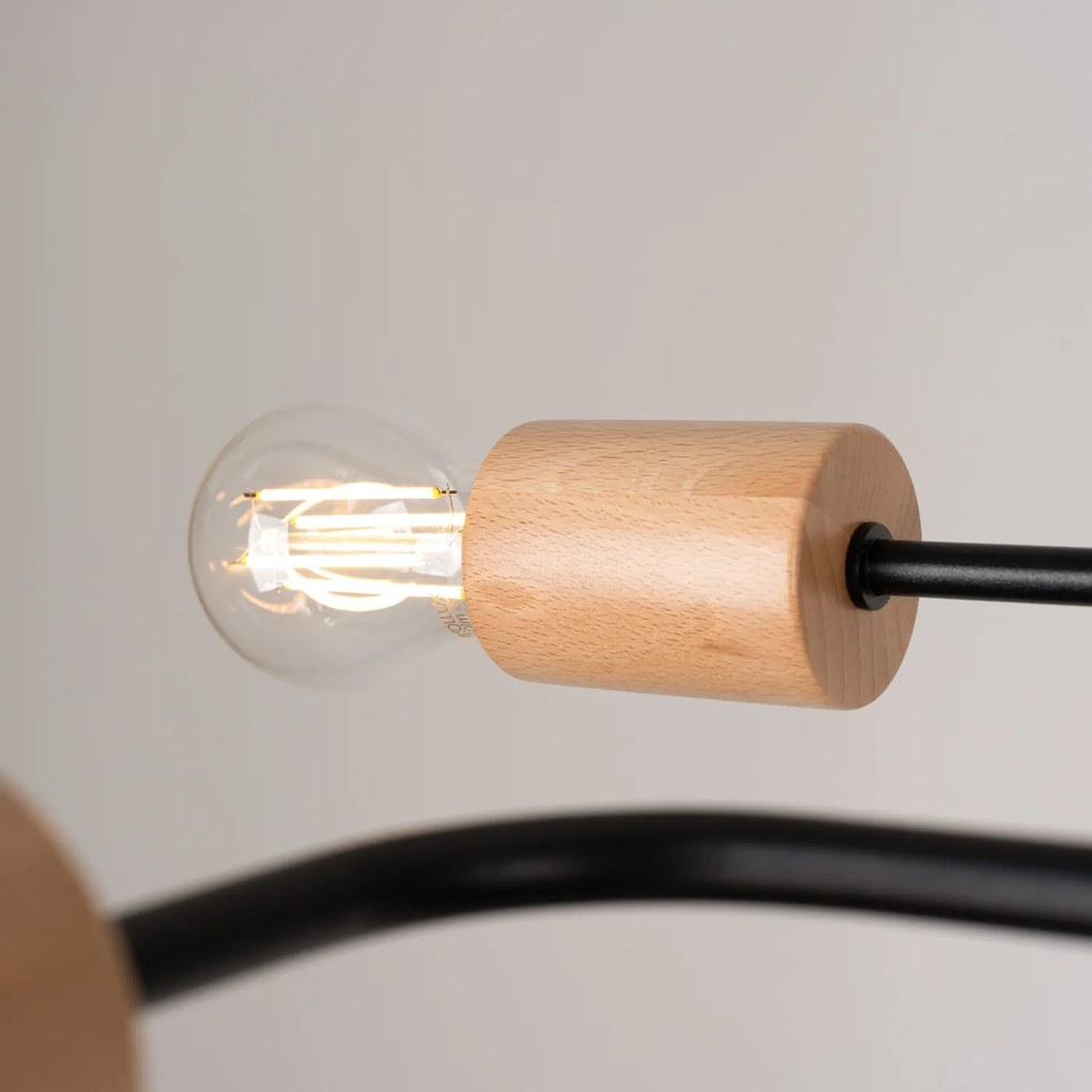 Sollux Lighting Lustr TIMBO 8 černý