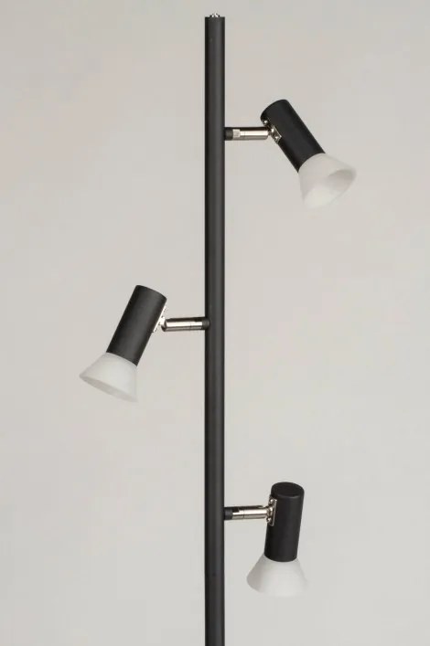 Stojací designová lampa Black Tom