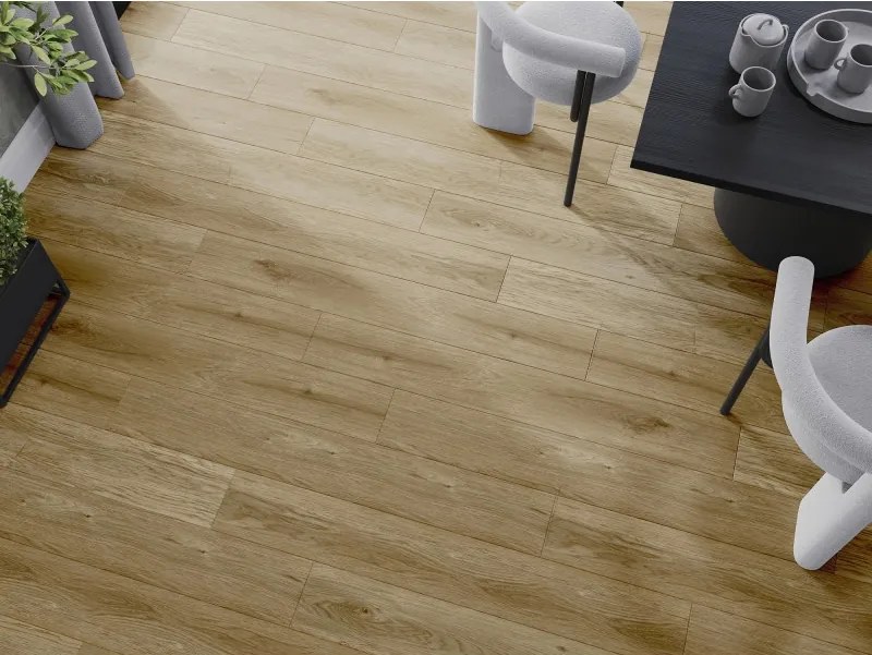 Mexen Manhattan vzorek vinylových panelů SPC 6,5 mm, podklad IXPE 1,5 mm, 4 V-Fuga, Dub - F1041-S