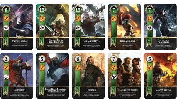 No Loading Games Gwent Legendary Ballad Scoia'tael - EN Zelená