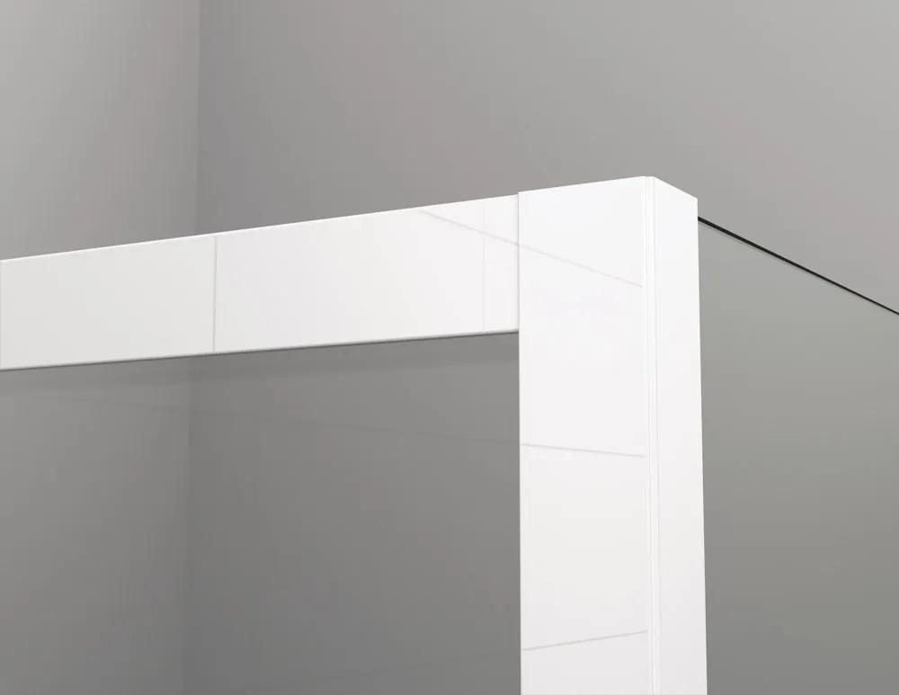 Sanswiss TOP-LINE S TLSP jednokřídlé sprchové dveře 90 cm Profil: Aluchrom, Sklo: Mastercarré 30