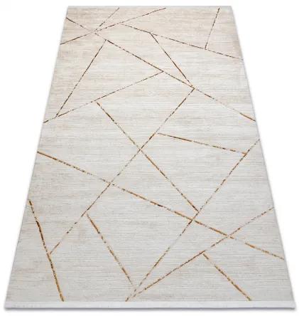 Dywany Luszczow Kusový koberec moderní DUKE 51557 krémová / zlatý Rozměr koberce: 140 x 190 cm