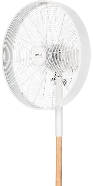 Sencor - Stojanový ventilátor 50W/230V bílá/buk