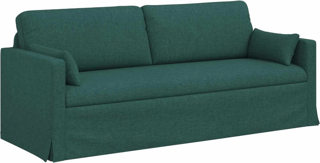 Set pohovek 2 ks Tmavě zelená textil 3407584