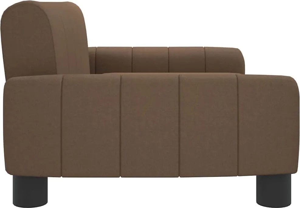 Pelíšek pro psy hnědý 70 x 45 x 30 cm textil 171860
