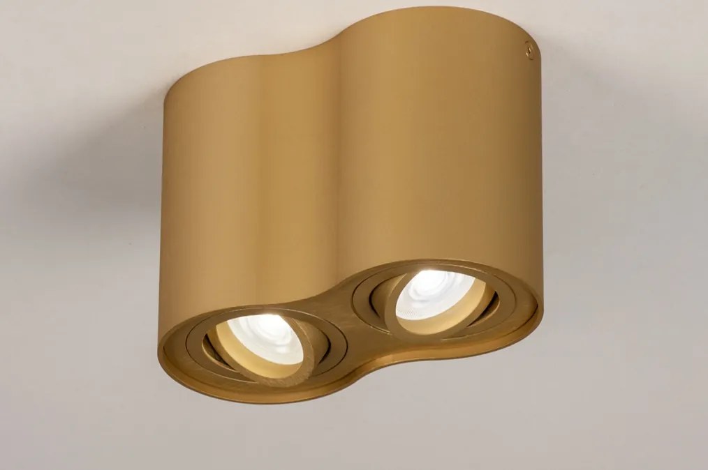 Stropní bodové LED svítidlo The Duo Kappa Gold