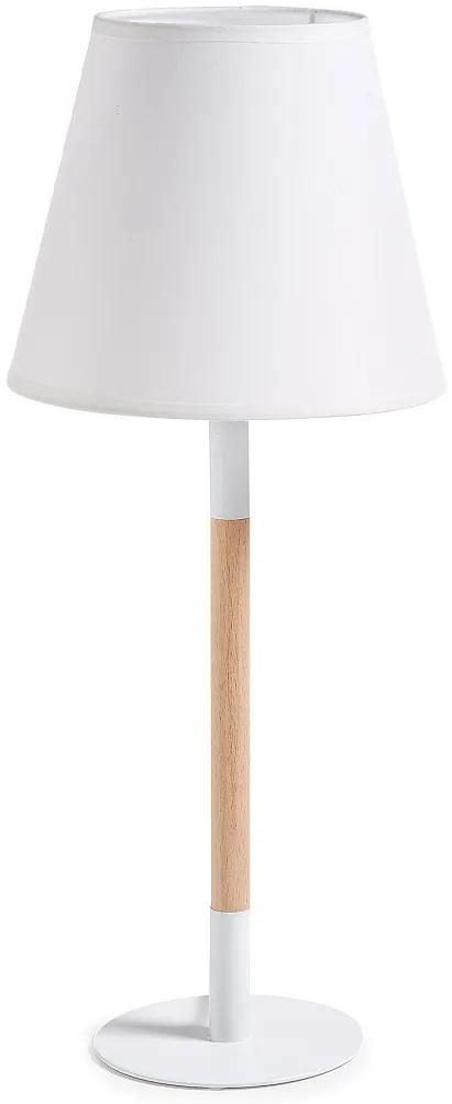 Bílá stolní lampa LaForma Moskov