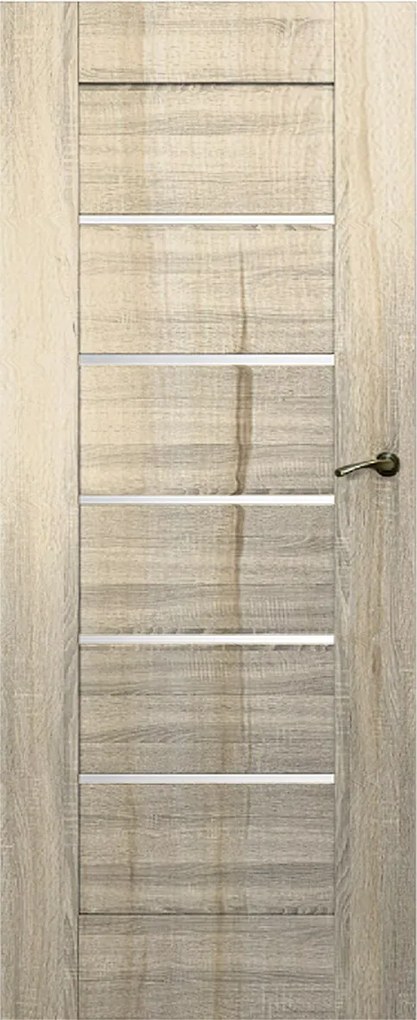 Interiérové dveře vasco doors IBIZA model 6 Průchozí rozměr: 70 x 197 cm, Orientace dveří: Levé dveře, Dekor: Ořech muškátový