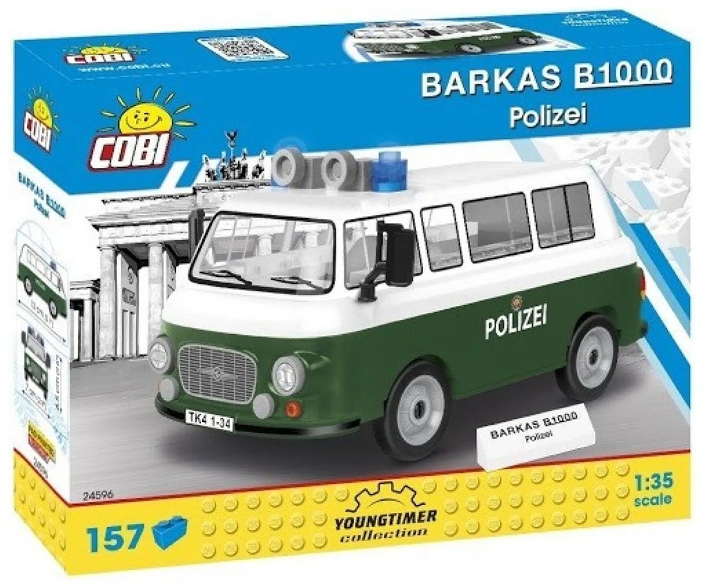 Stavebnice cobi barkas b1000 polizei