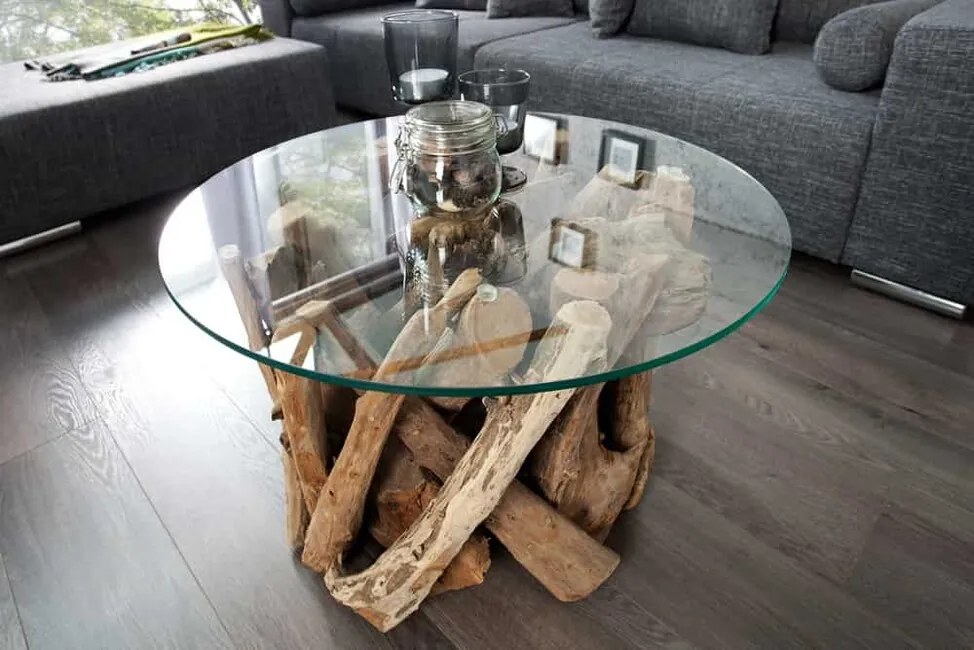Designový konferenční stolek z masivu Nature Lounge Teak 60cm