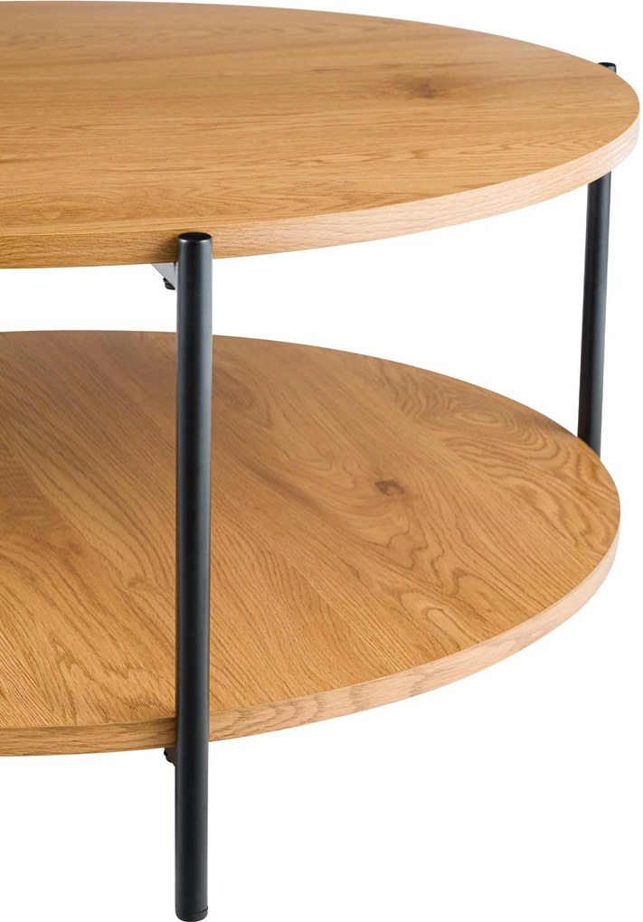 Konferenční stolek Edduma 80 cm - natura