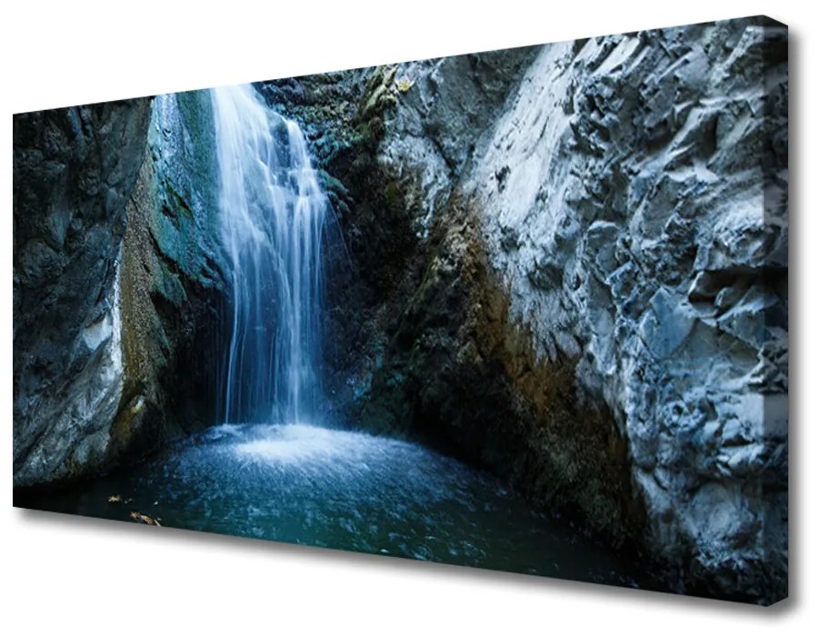 Obraz na plátně Vodopád Příroda 120x60 cm