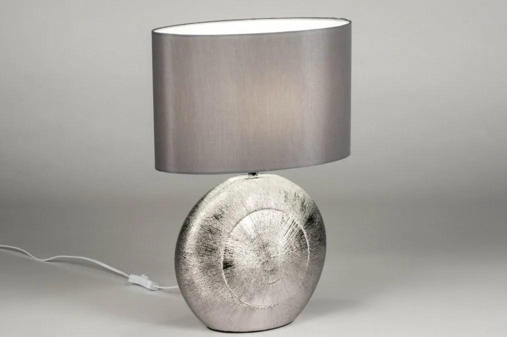 Stolní designová lampa Avrill Grey E