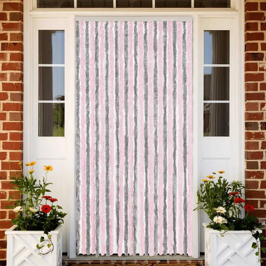 vidaXL Závěs proti hmyzu 100 x 200 cm žinylka [377336] Barva: Okrová a bílá