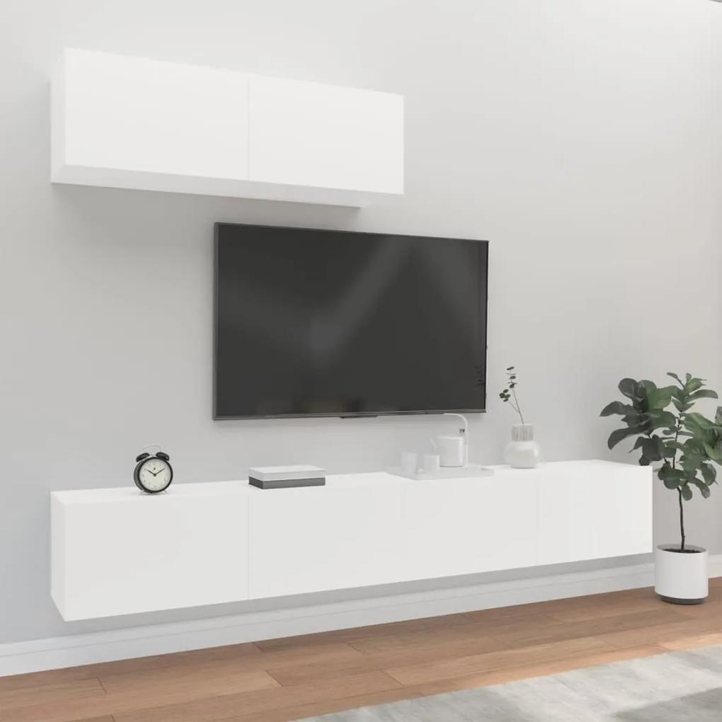 vidaXL 3dílný set TV skříněk kompozitní dřevo [3114478] Barva: šedá sonoma