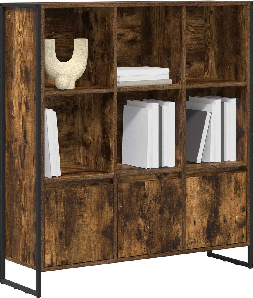 Knihovna 99,5 x 30 x 108 cm Kompozitní dřevo Kouřový dub 3403024