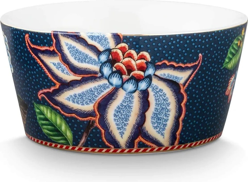 Pip Studio dárkový set misek Oriental Berry Blues Blue 12cm (Luxusní dárkový set s porcelánovými miskami)