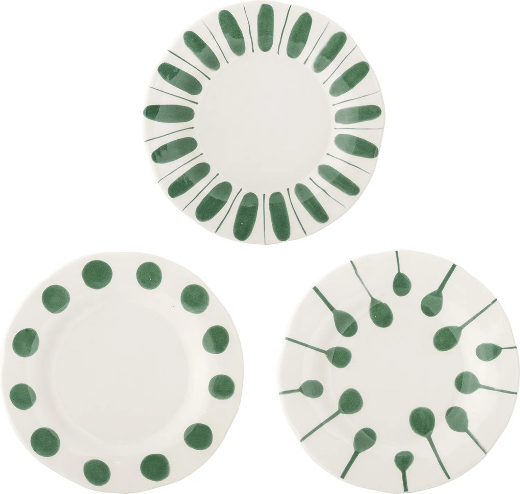 BLOOMINGVILLE Set 3 jídelních talířů LINORA 28 cm 82072672