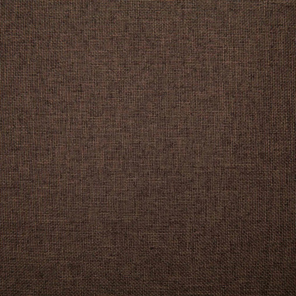 Lavice 139,5 cm hnědá polyester 281336