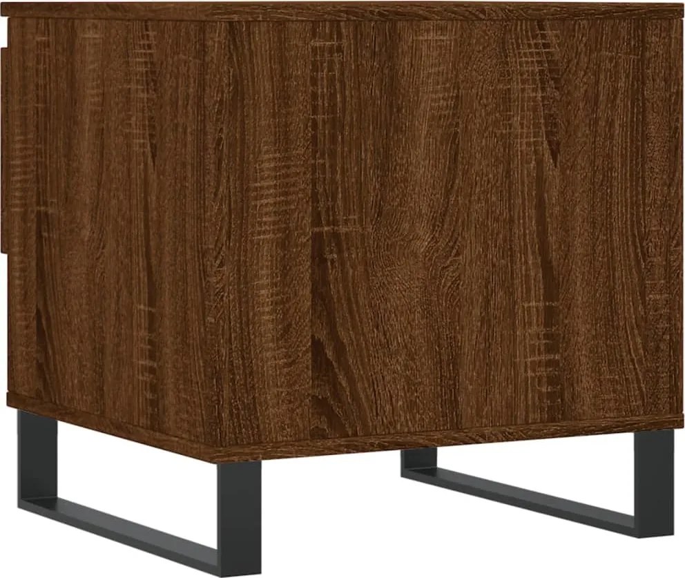 vidaXL Konferenční stolky 2 ks 50x46x50 cm kompozitní dřevo [830939] Barva: Černá