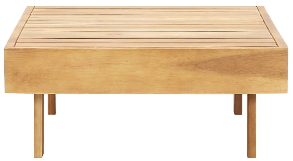 Konferenční stolek 100 x 60 x 25 cm masivní akáciové dřevo - Default Title