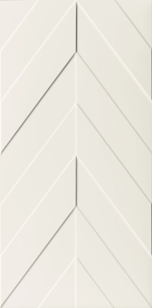 Dlažba Marca Corona 4D Chevron White