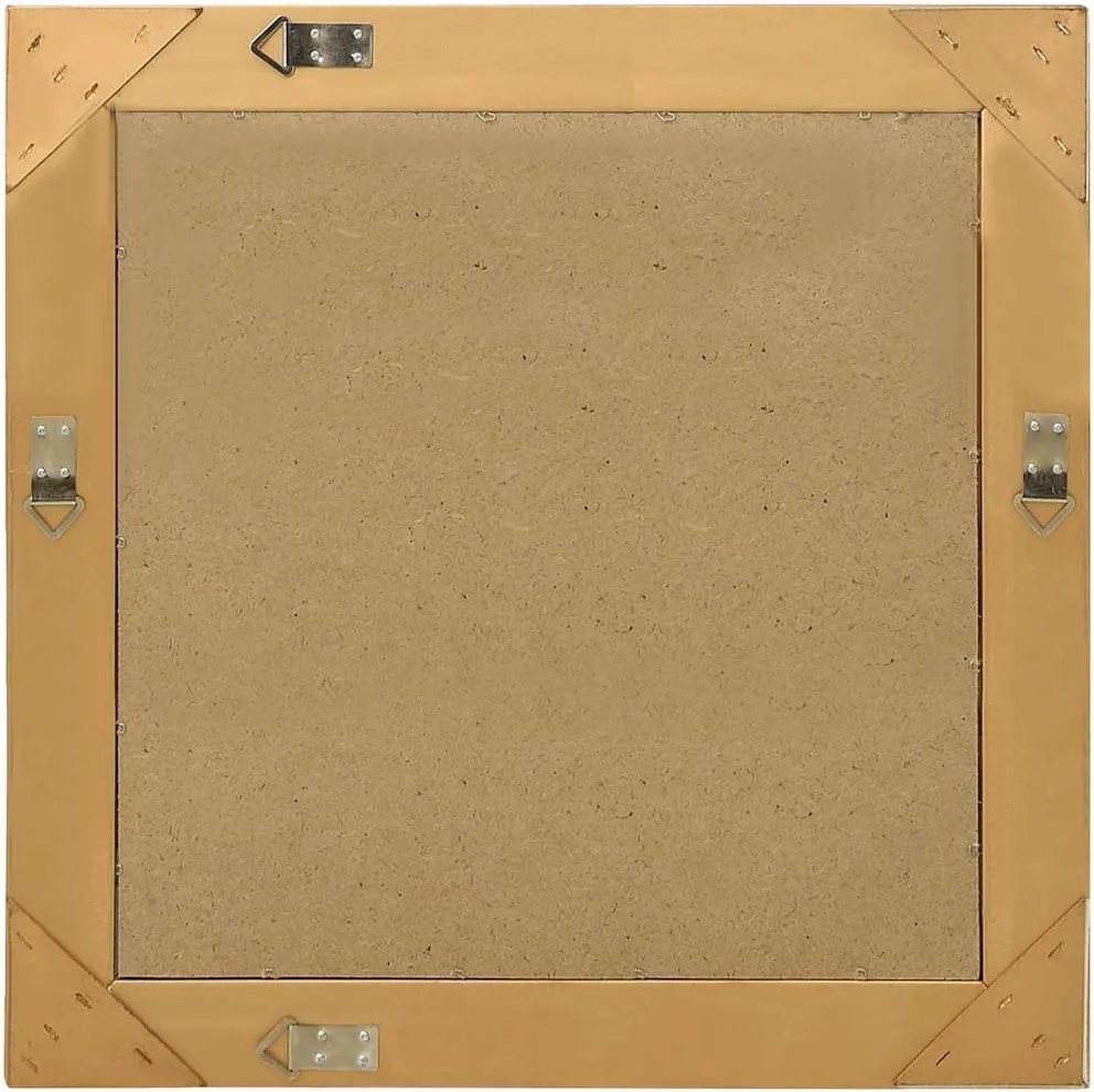 Nástěnné zrcadlo barokní styl 60 x 60 cm zlaté 320333