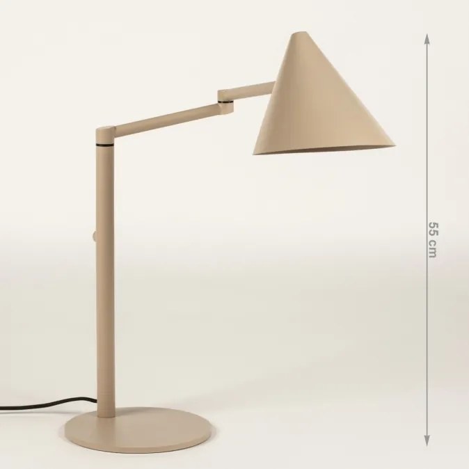 Stolní designová lampa Florentia Taupe