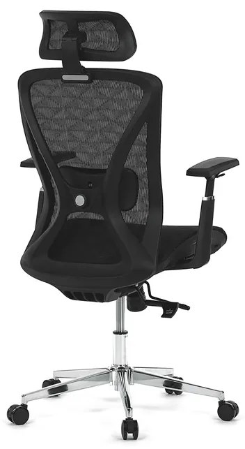 Ergonomická kancelářská židle NILS - černá síťovina Barva: černá