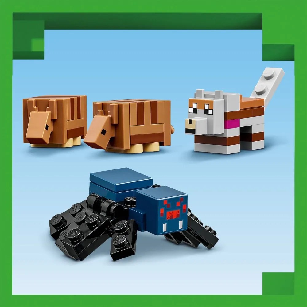 LEGO® Minecraft™ 21269 Výprava do dolu a pásovec