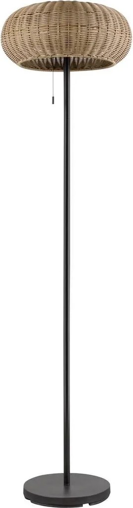 LA 1008387 ADEGAN venkovní stojací lampa, solární, 2200 K, IP65, hnědá - BIG WHITE (SLV)