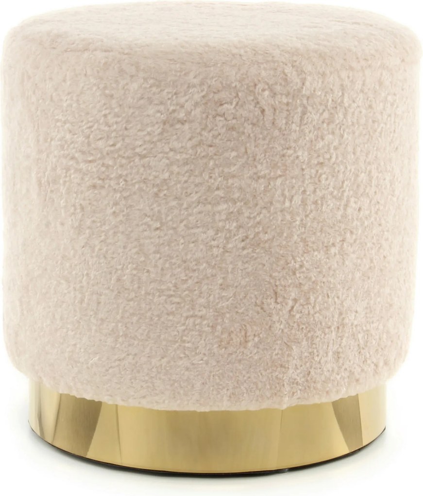 XXXLutz TABURET, kov, textil, 35/35/35 cm - Taburety - 005937006903