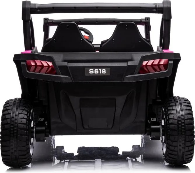 LEAN CARS Elektrické autíčko S618 růžové 4x4